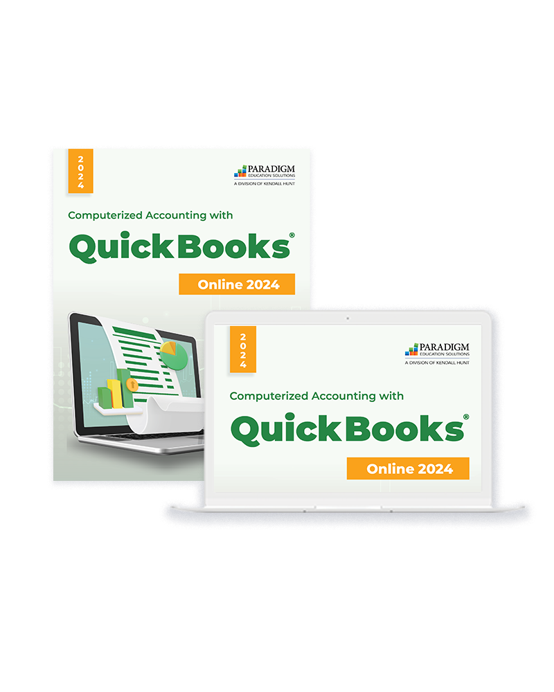 Computerized Accounting with QuickBooks Online 2024 | Paradigm Education